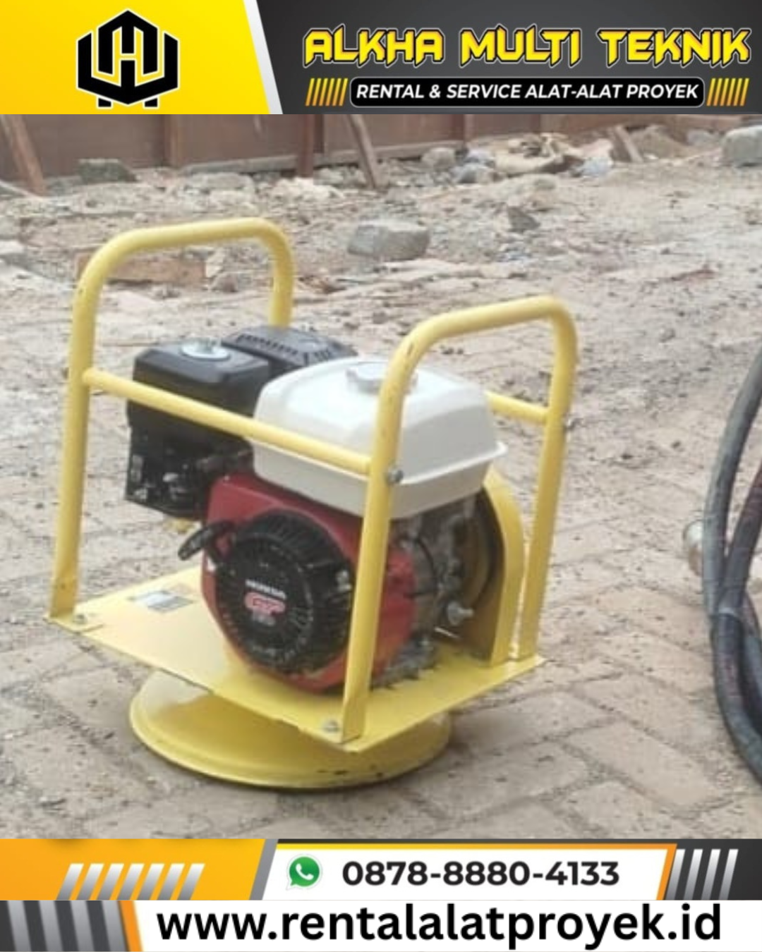 Sewa Vibrator Beton Cor | Cor Lebih Padat & Kuat